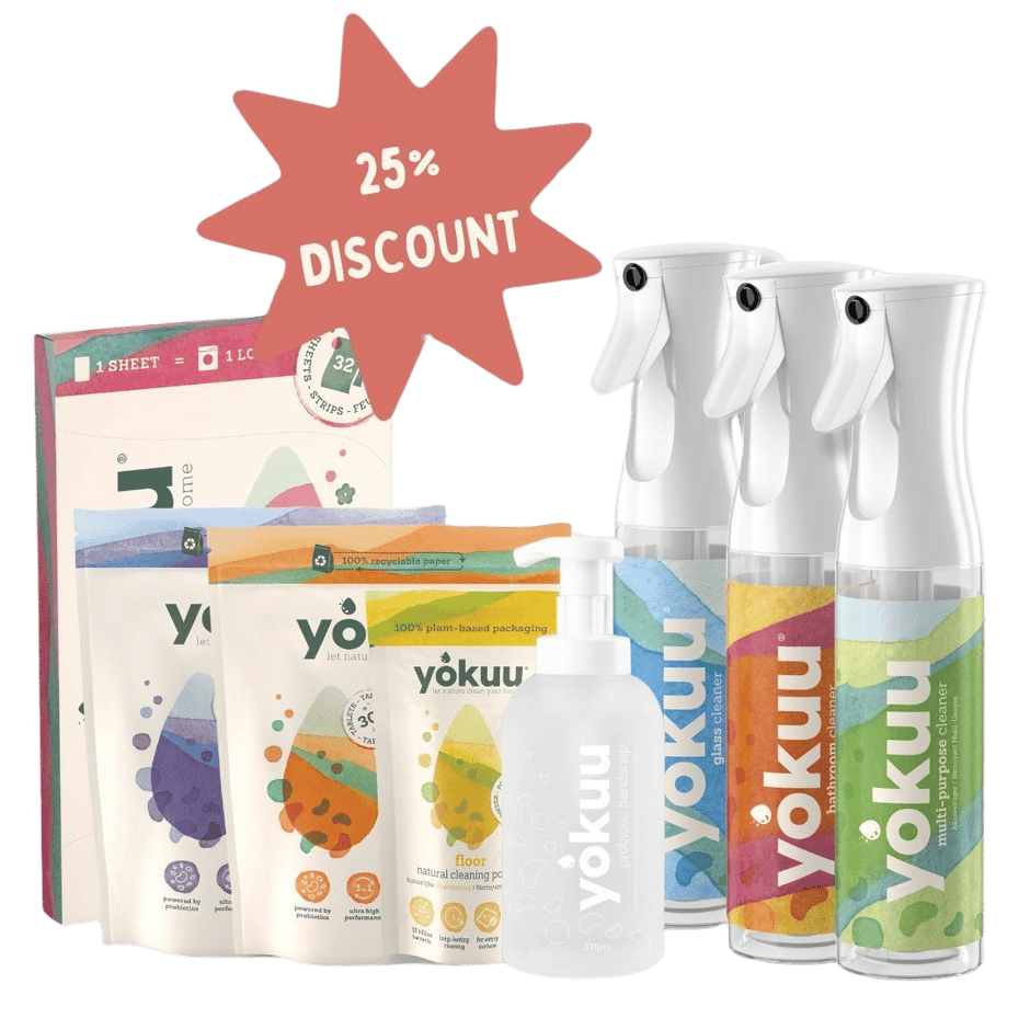 Ons volledig assortiment natuurlijke schoonmaakproducten – YOKUU